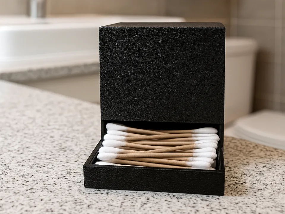 Cotton Swab Dispenser Nora – Elegant Storage V2 - Free 3D Print Model ...