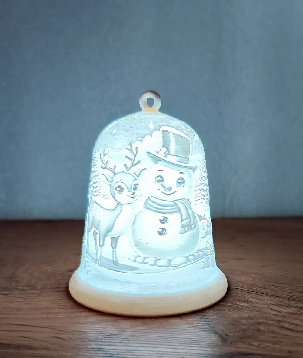 Lighted Bell - Winter No.2 decor A1M by capek.jaroslav MakerWorld ...