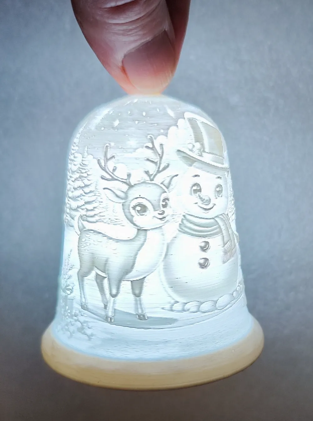 Lighted Bell - Winter No.2 decor A1M by capek.jaroslav MakerWorld ...