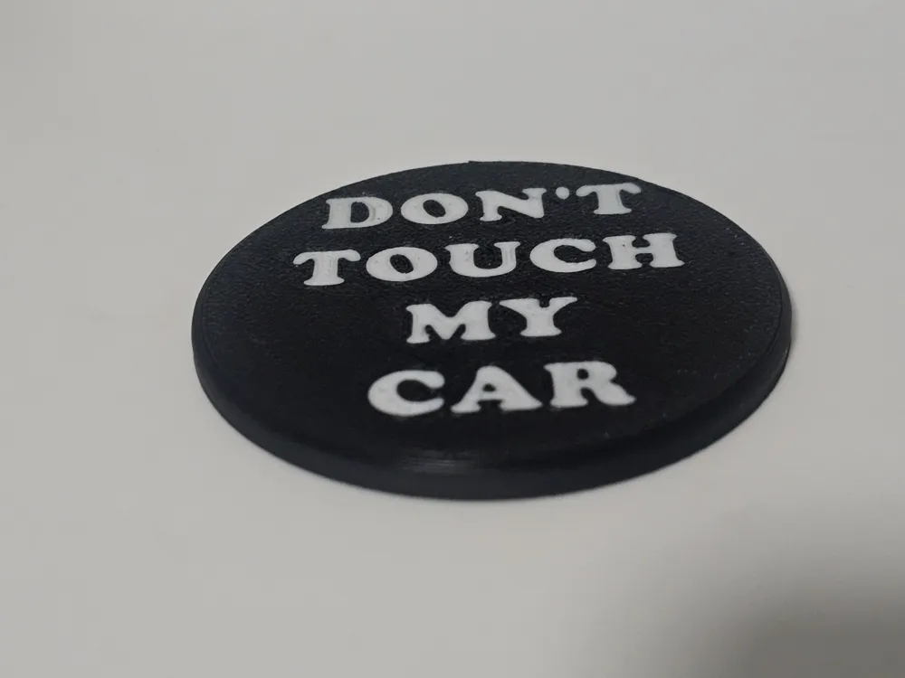 Don't Touch My Car Coaster Cup Holder Protector by Print this/Print ...