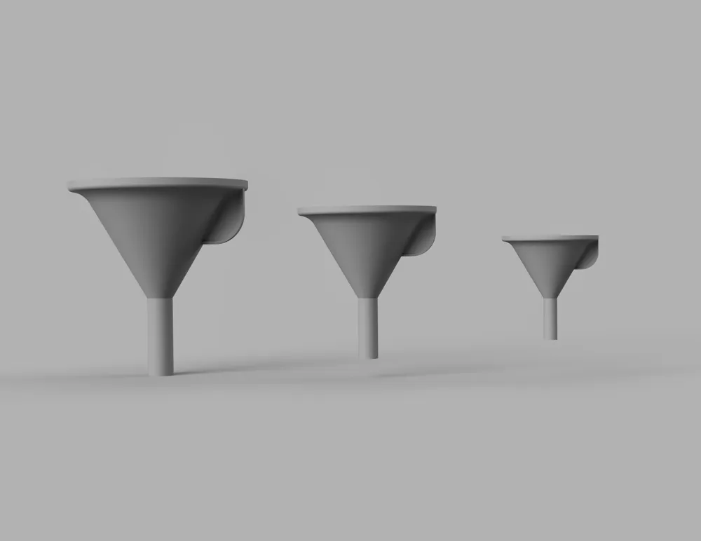 Trichter Set In allen Größe von Sonthy MakerWorld: Kostenlose 3D ...
