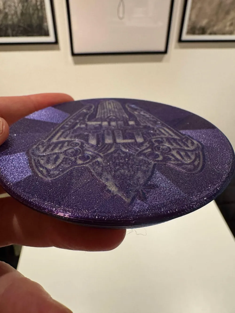 Disc Golf Mini Marker Full Tillt GLOW by AlexOnTheLine - MakerWorld