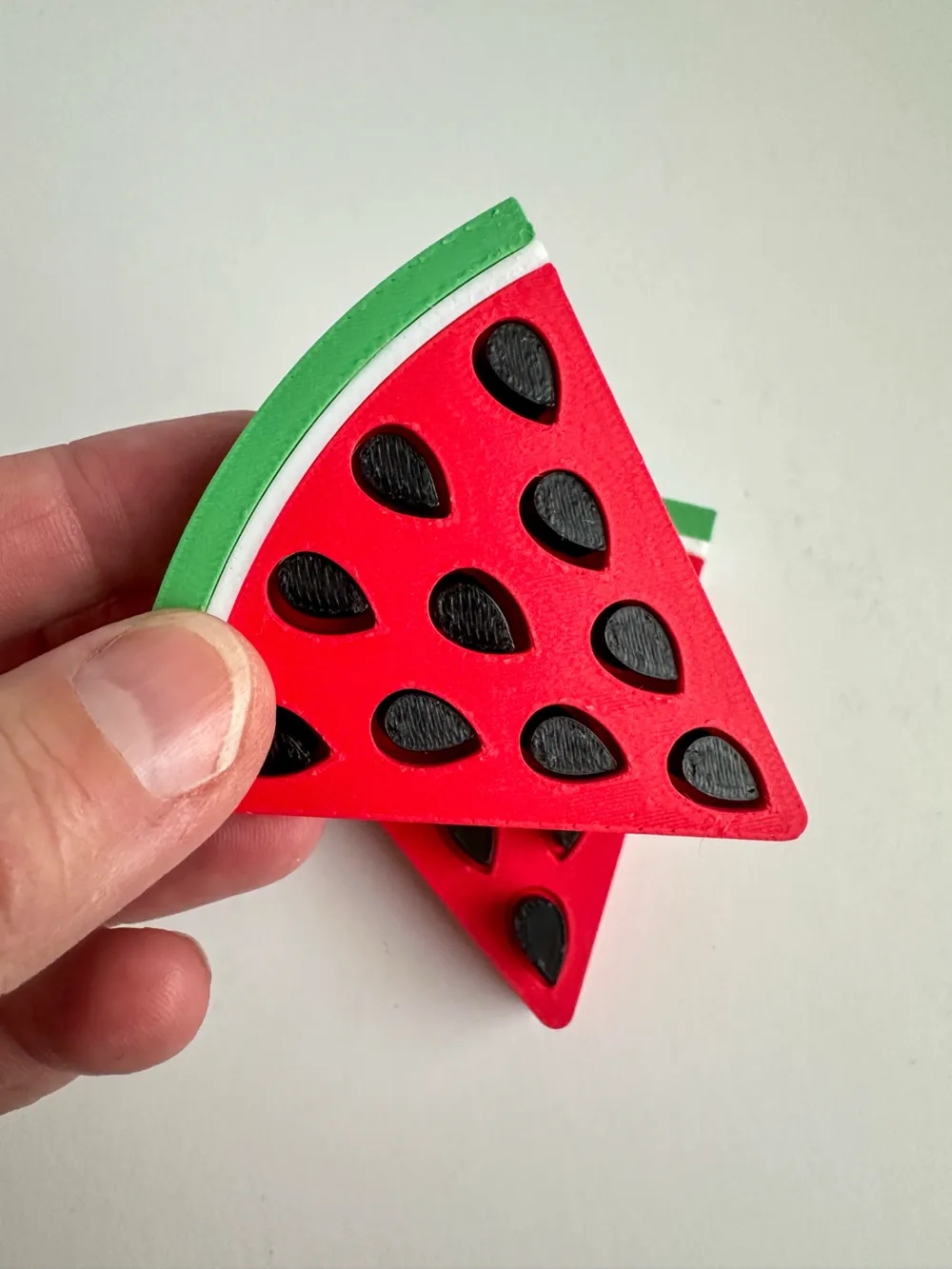 Watermelon Wedge Fidget by 3DPmom MakerWorld: Download Free 3D Models