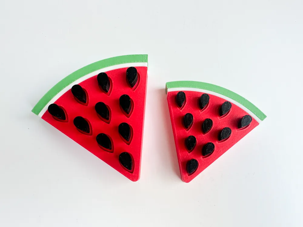 Watermelon Wedge Fidget by 3DPmom MakerWorld: Download Free 3D Models