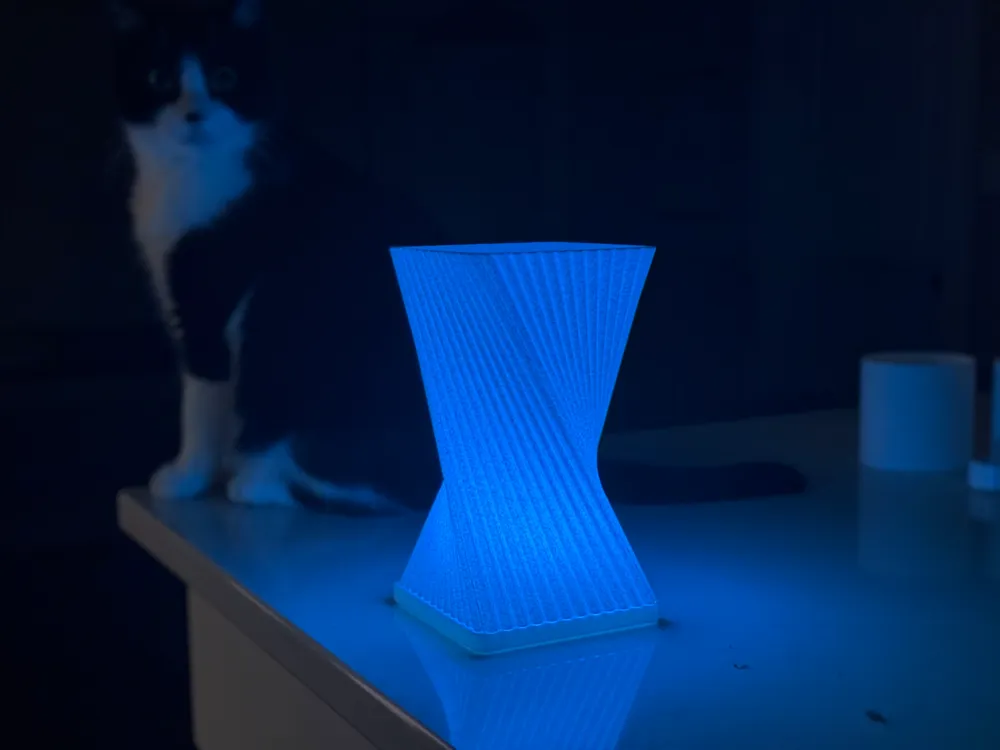 "Twister" Color Changing Desk Lamp-KC007 Light Kit by JustPrintIt ...