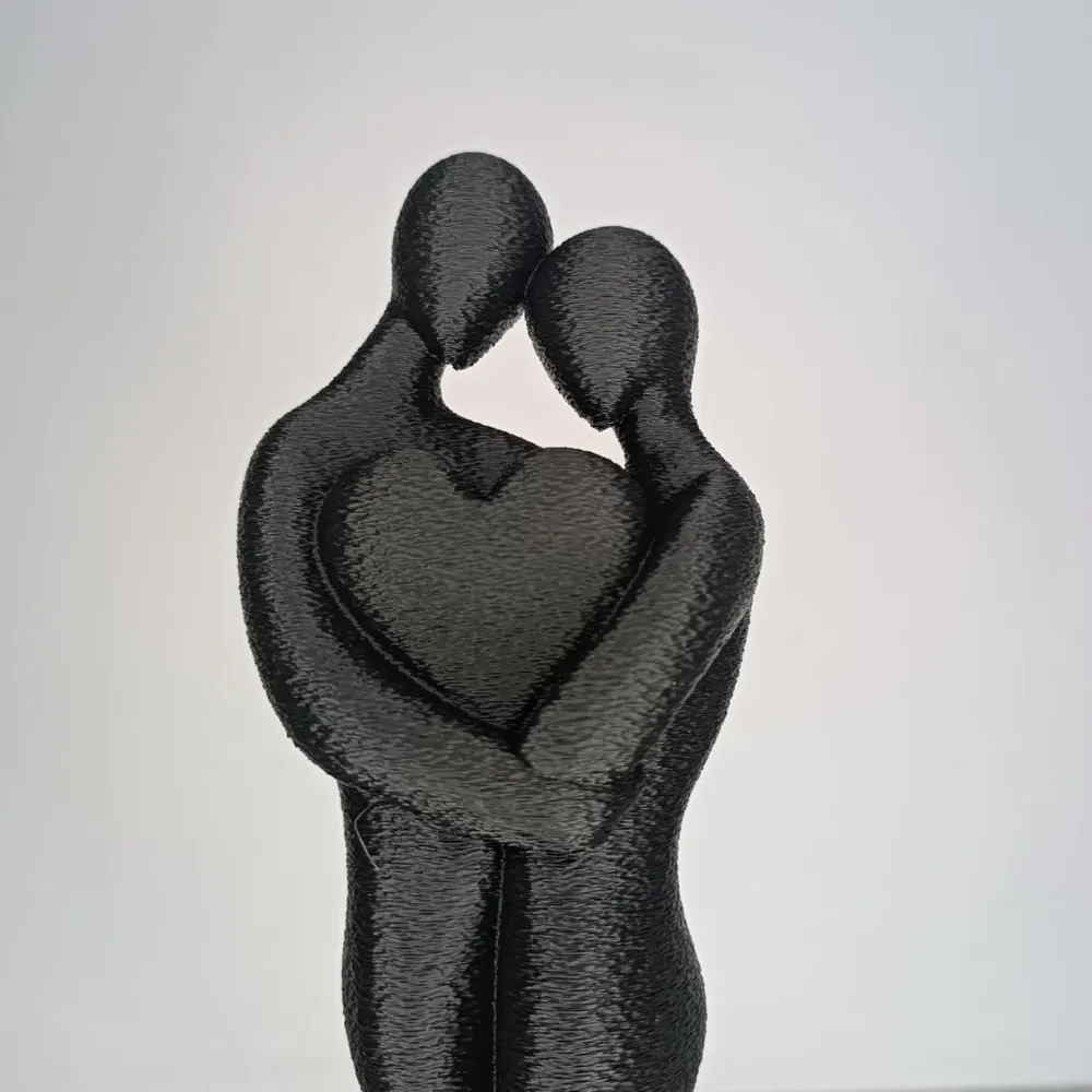 Abstract Lovers Sculpture – Valentine’s Day gift - Free 3D Print Model ...