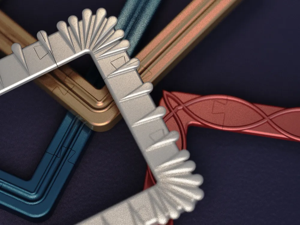 Modular Frames - A bundle of 3 geometric patterns by Reydio Active ...