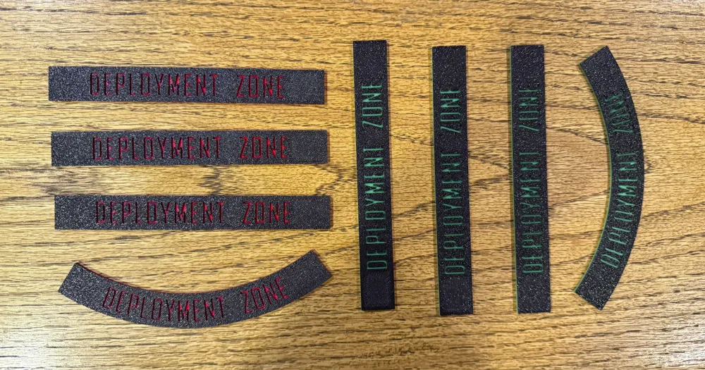 Warhammer 40k Deployment Zone Markers by DCross - MakerWorld