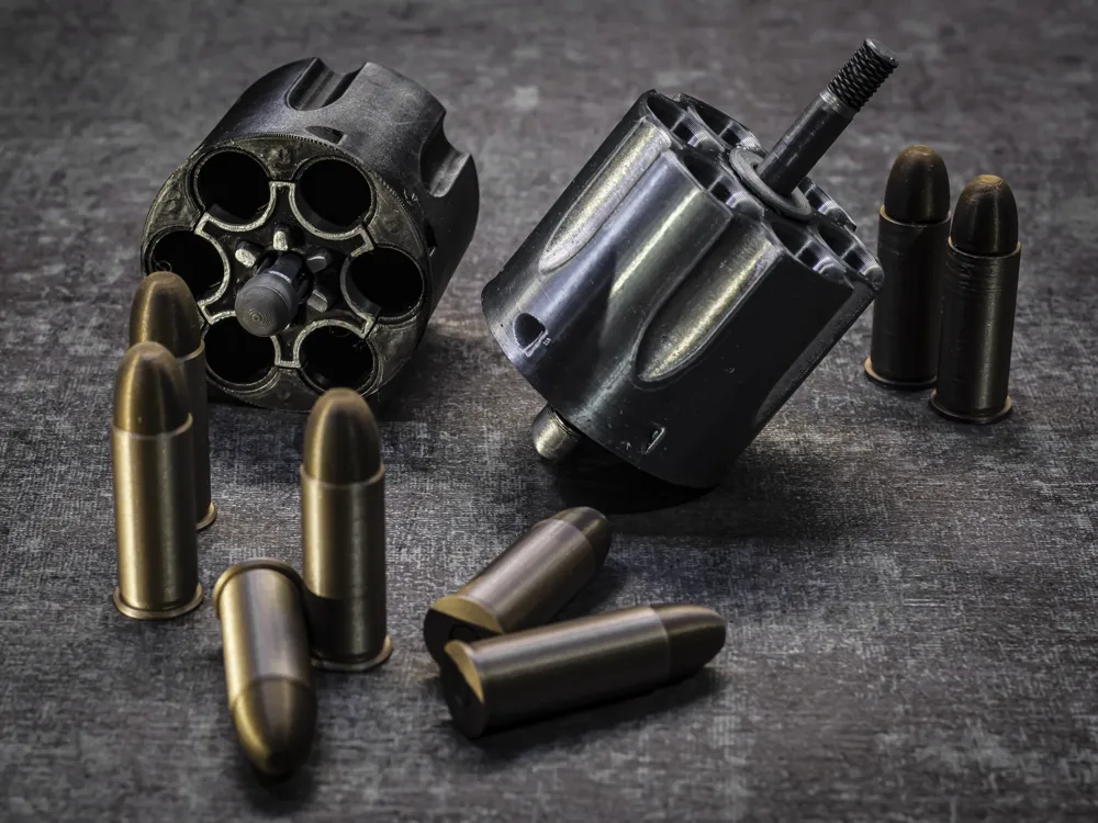 Revolver Cylinder - Fidget Spinner Toy by Megatiks MakerWorld: Download ...