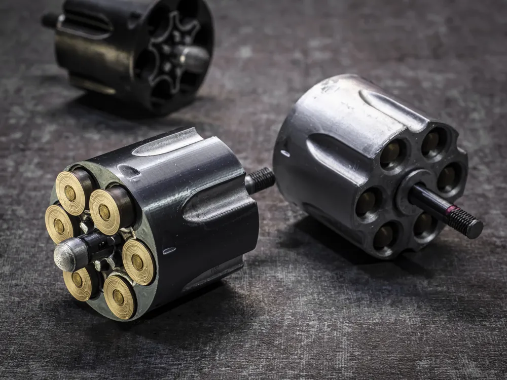 Revolver Cylinder - Fidget Spinner Toy by Megatiks MakerWorld: Download ...