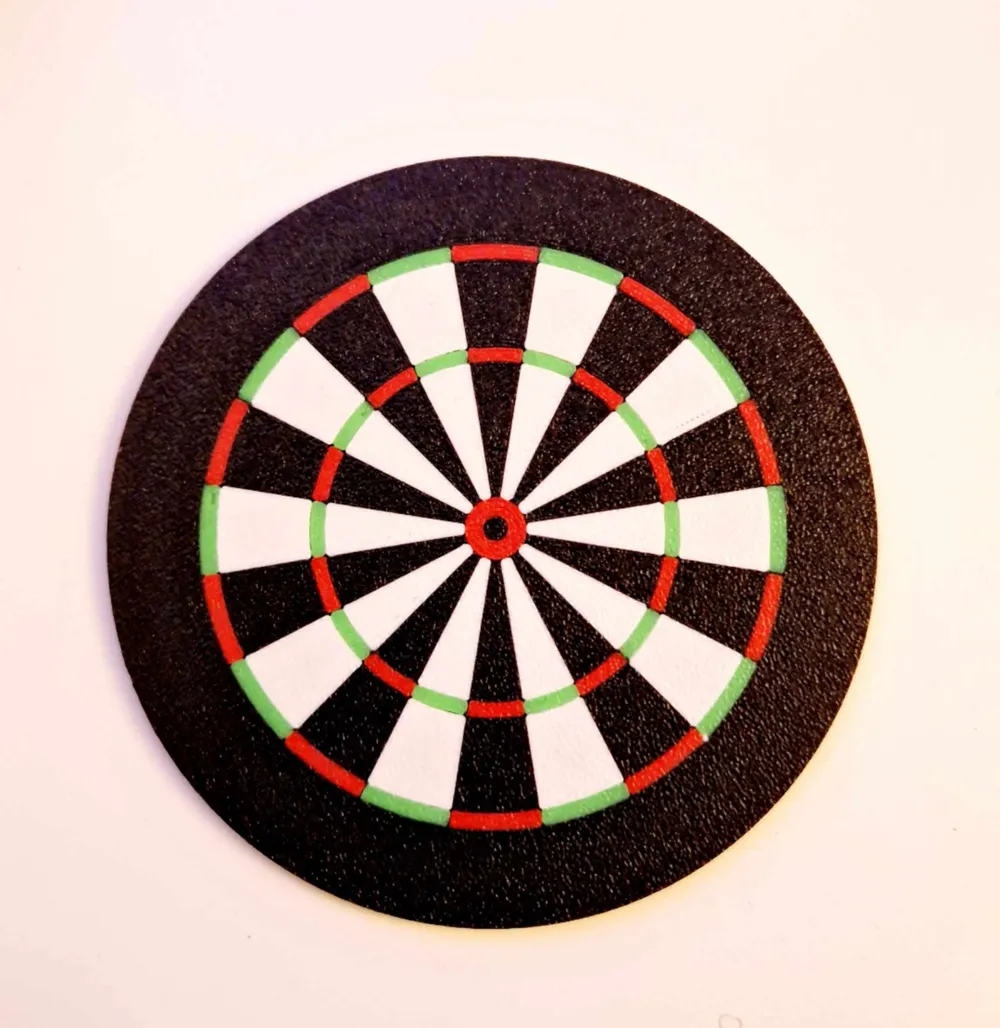 Dartboard Coaster by SteveA - MakerWorld