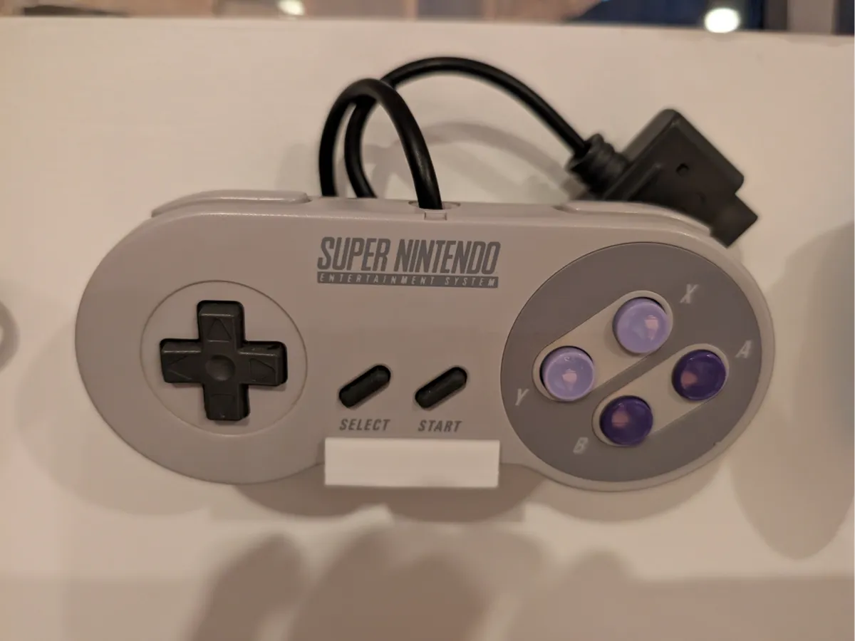 SNES Controller Wandhalterung – Kostenloses 3D-Druckmodell – MakerWorld
