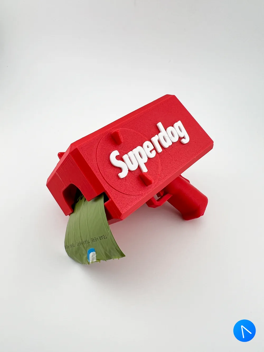 Super Dog Money Gun Poop Bag Dispensor Holder by Hepha3D - MakerWorld