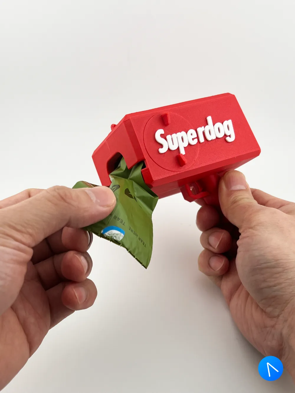 Super Dog Money Gun Poop Bag Dispensor Holder - Free 3D Print Model ...