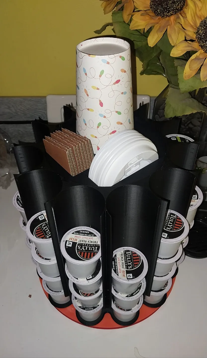 Rotating K-Cup holder add-on: Center insert by skyrippersystems ...