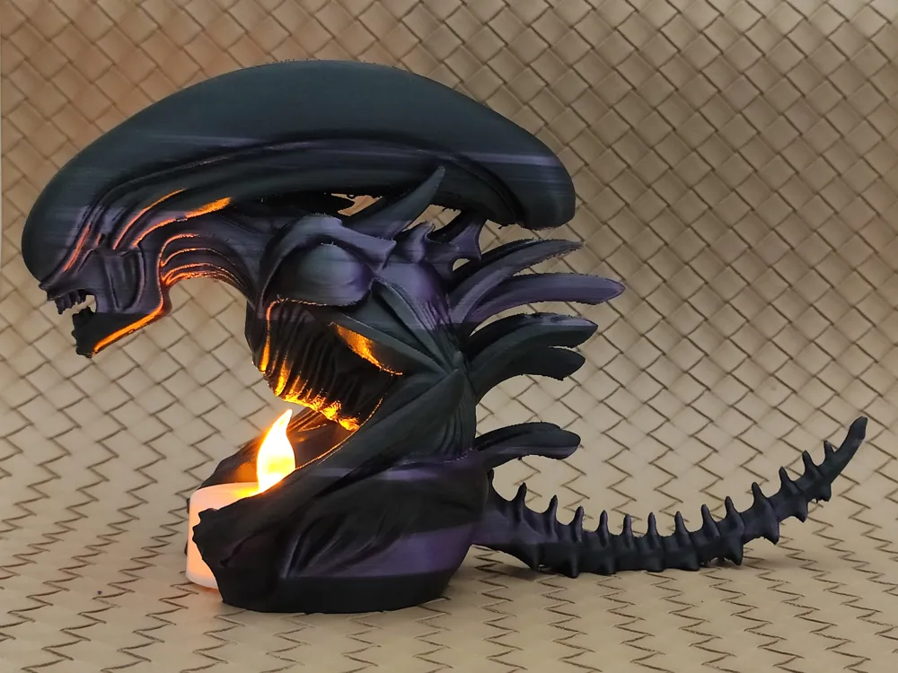Alien - Xenomorph - LED Tealight Cover by RUMcajz MakerWorld: Download ...