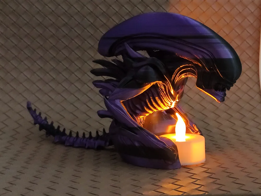 Alien - Xenomorph - LED Tealight Cover by RUMcajz MakerWorld: Download ...
