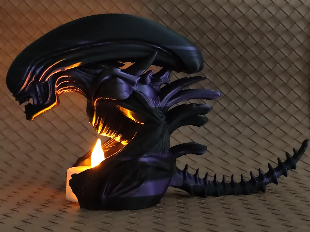 Alien - Xenomorph - LED Tealight Cover by RUMcajz MakerWorld: Download ...