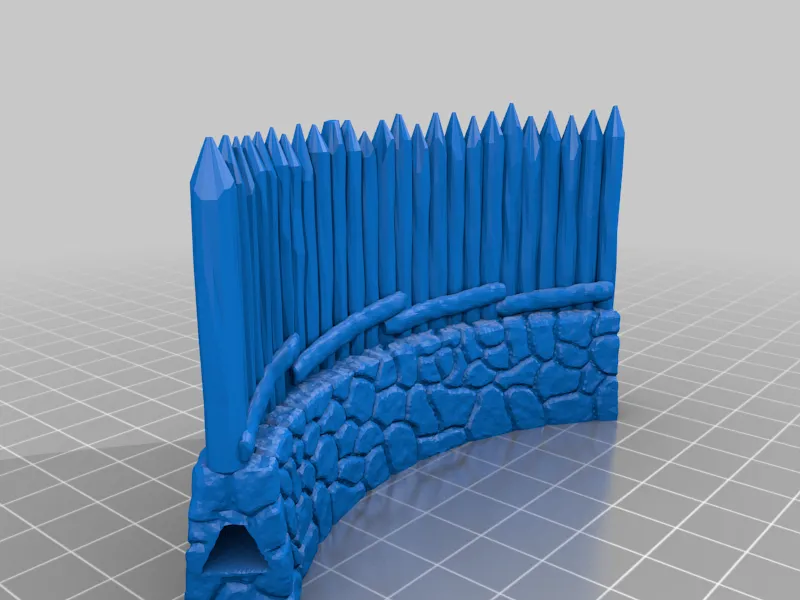 Modular Palisades for tabletop wargaming by everythingDND MakerWorld ...