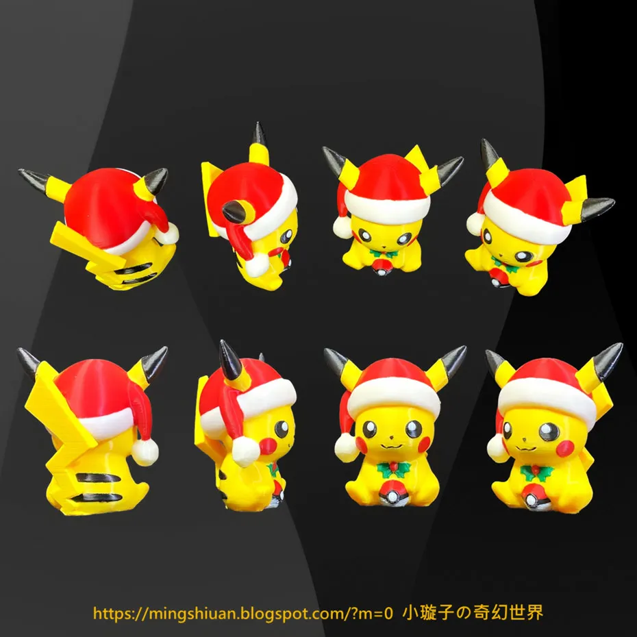 Christmas Pikachu by mingshiuan99 MakerWorld: Download Free 3D Models