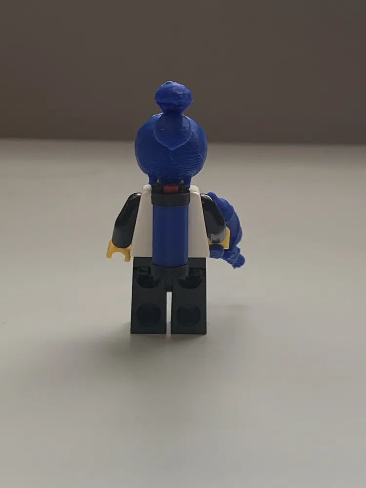 Brick Minifigure SpIatoon Inkling Hair by Peter Prints MakerWorld: Download Free 3D Models