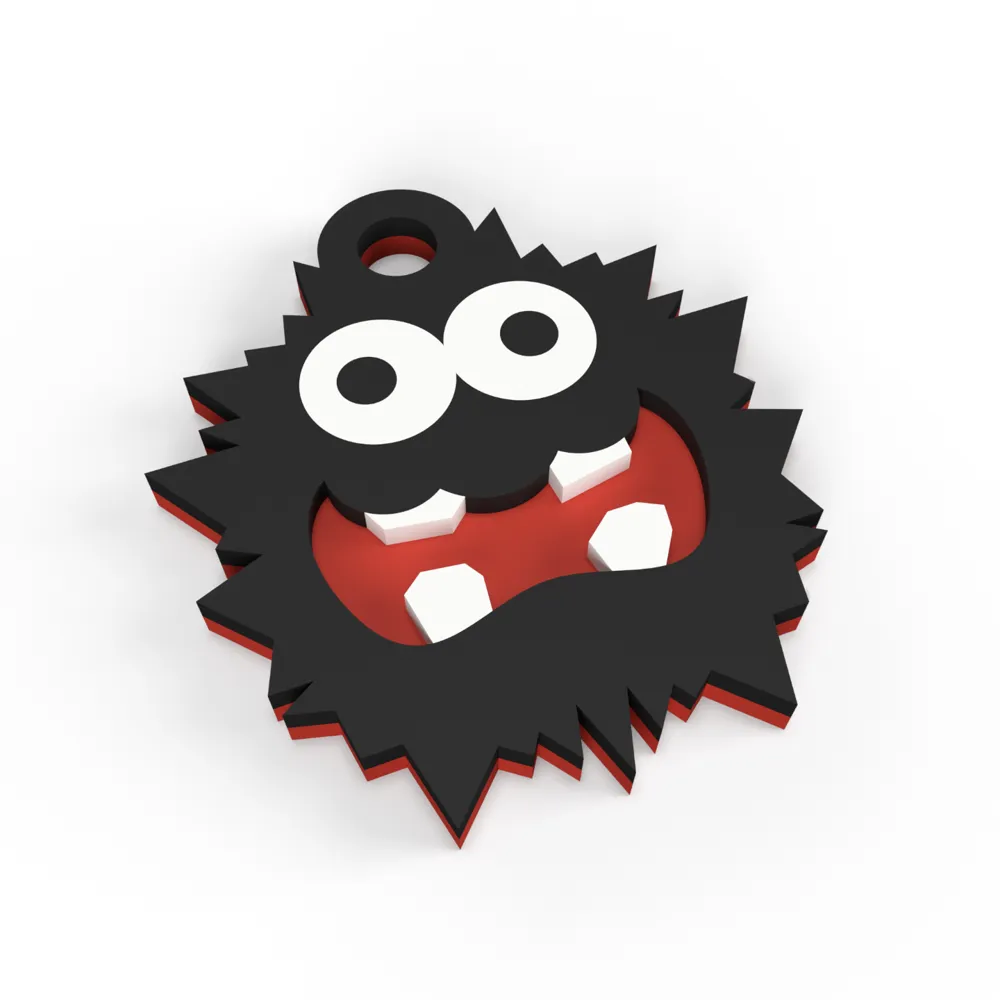 Mario Fuzzy keychain by nicodeimos - MakerWorld