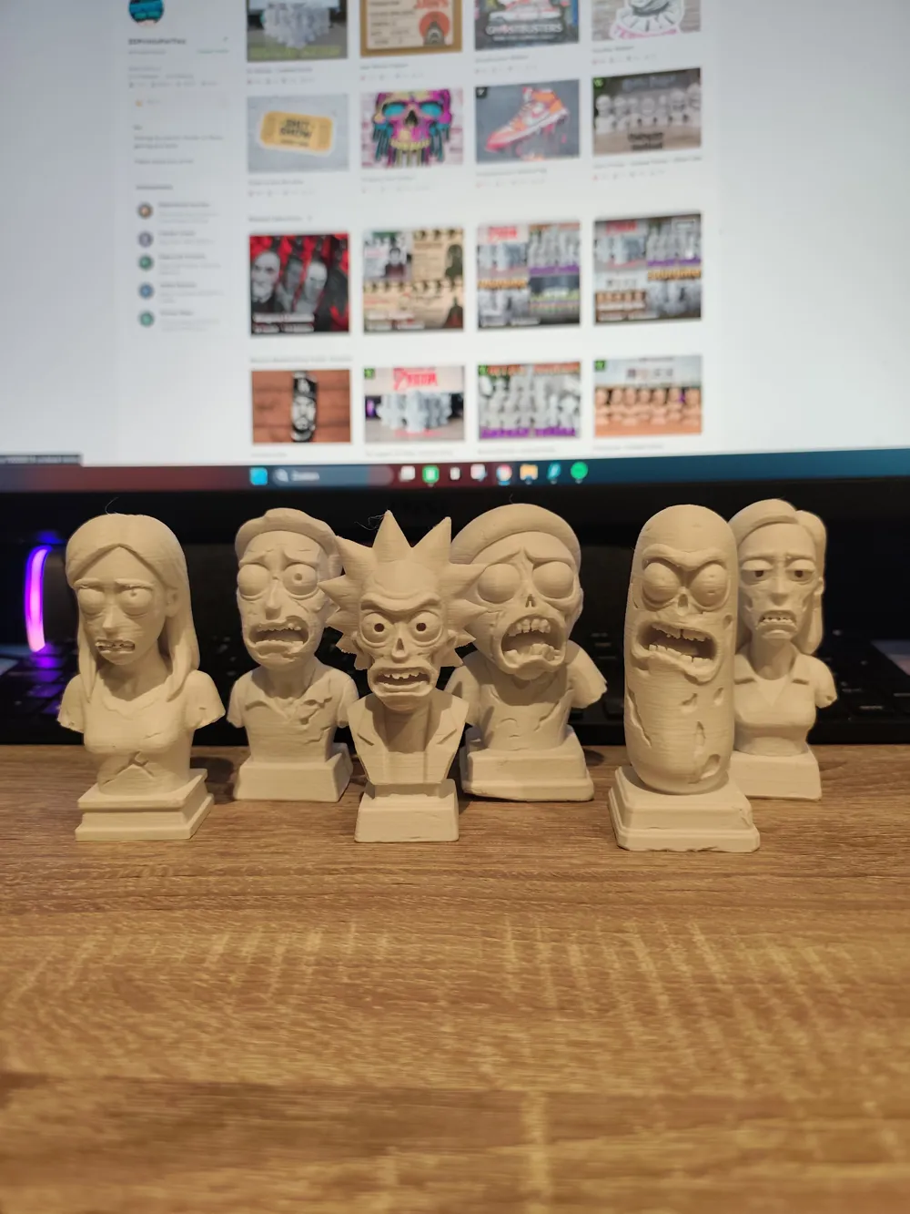 Rick And Morty - Undead Series - Free 3D Print Model - MakerWorld