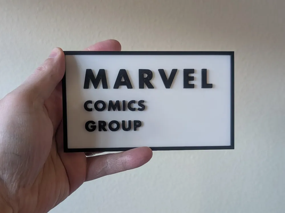 Marvel Comics Logo - 1963 by Design•Slice•Print Studio - MakerWorld