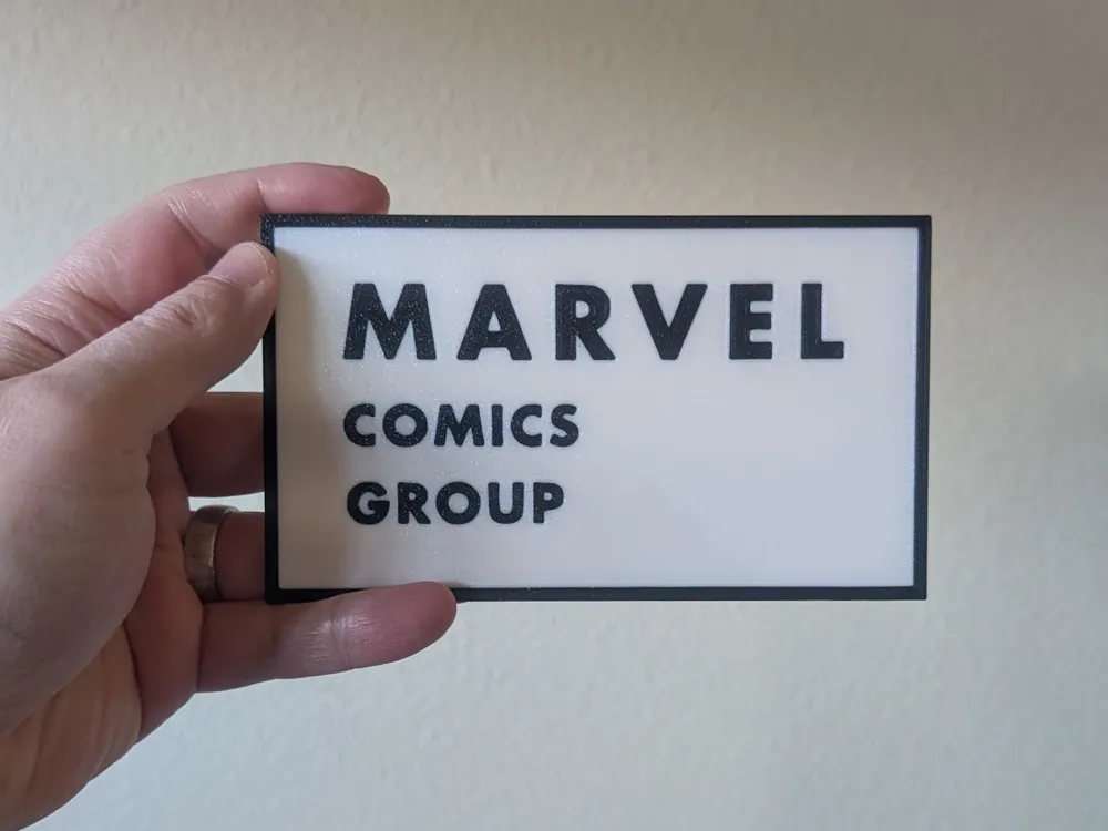 Marvel Comics Logo - 1963 by Design•Slice•Print Studio - MakerWorld