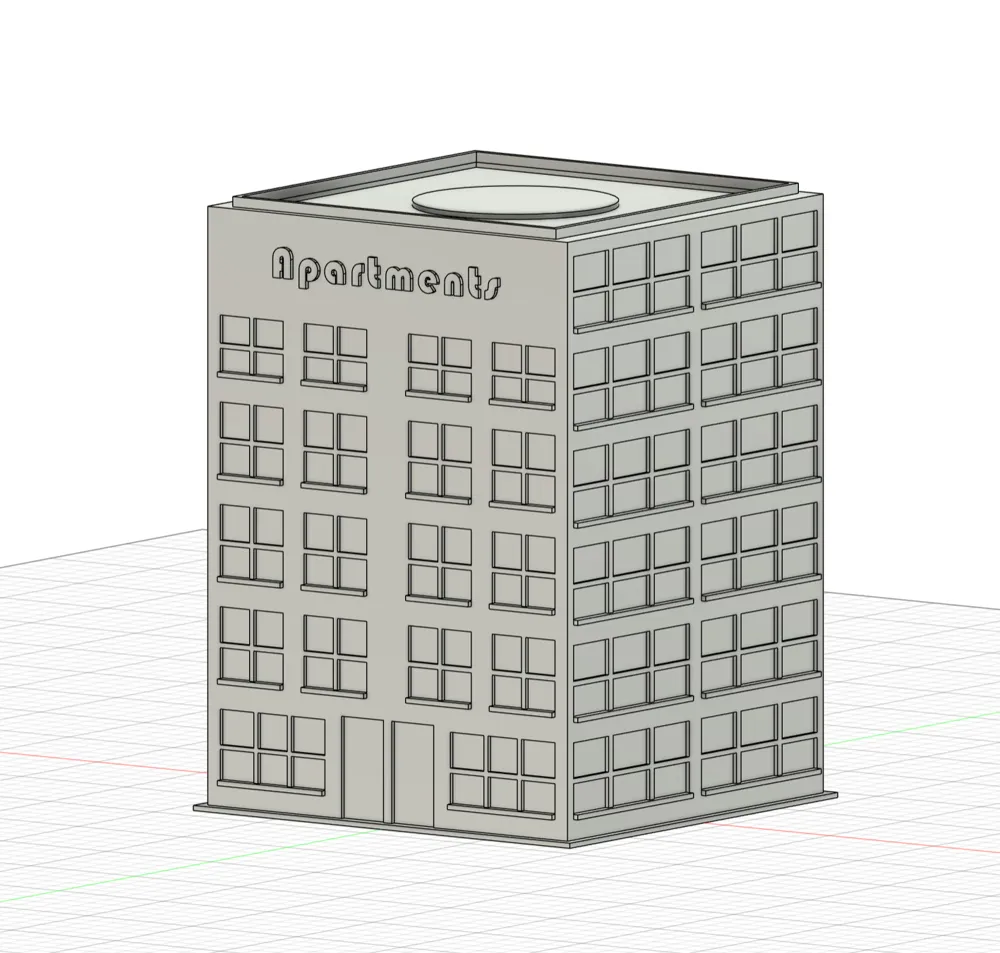 Urban Skyscraper Facade (Diorama – No Supports) by EPATA LLC MakerWorld ...