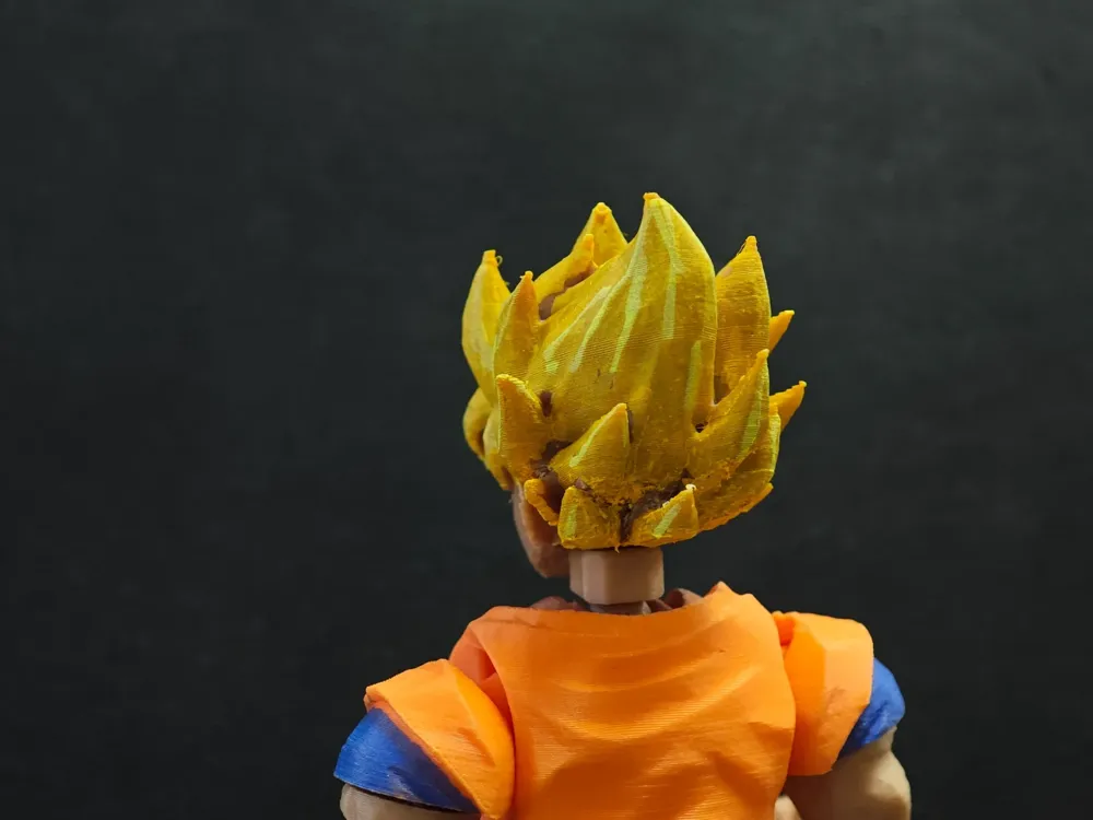 Cabeza de Super Saiyan Goku - Para la figura de acción Dummy13 ...