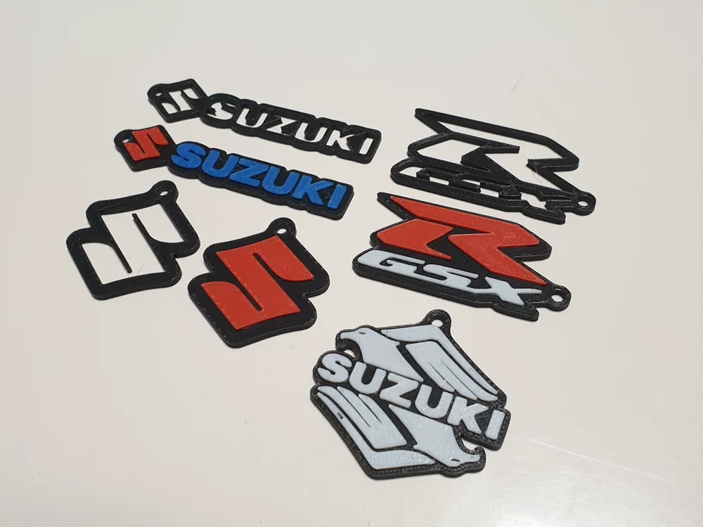 Suzuki keychain collection by Hába97 - MakerWorld