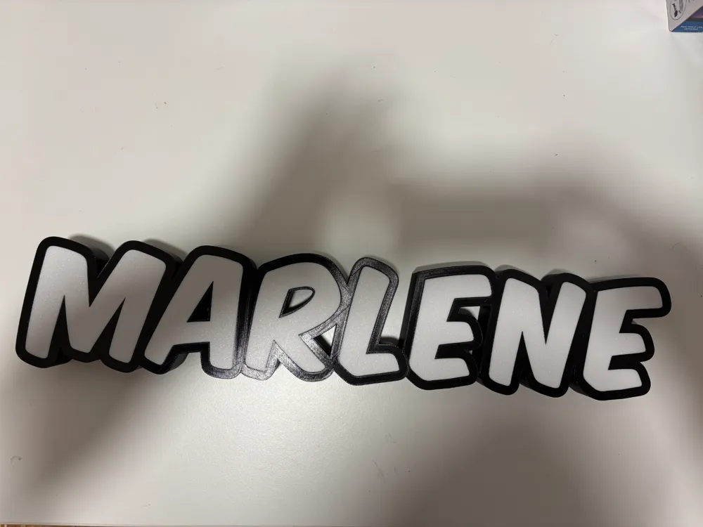 Marlene Name Lamp by 3dmastermaker - MakerWorld