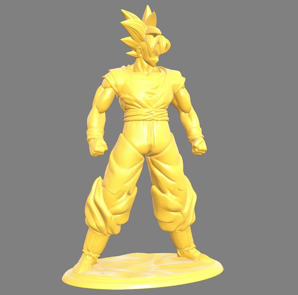 Adult Goku (Dragonball) - Free 3D Print Model - MakerWorld