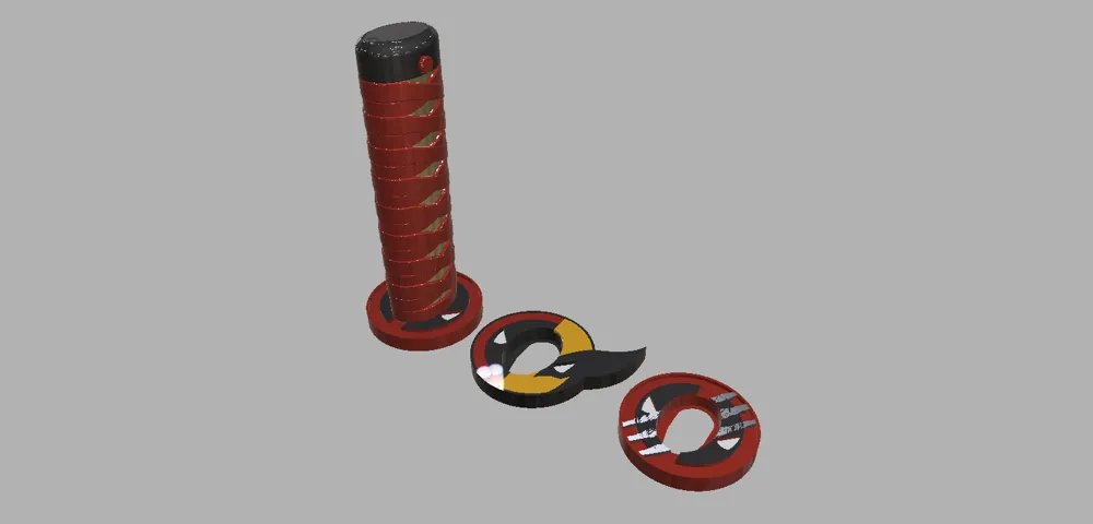 Collapsing Deadpool Katana (Parts Removable) by justinpig MakerWorld ...