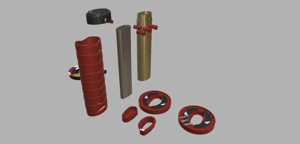 Collapsing Deadpool Katana (Parts Removable) by justinpig MakerWorld ...