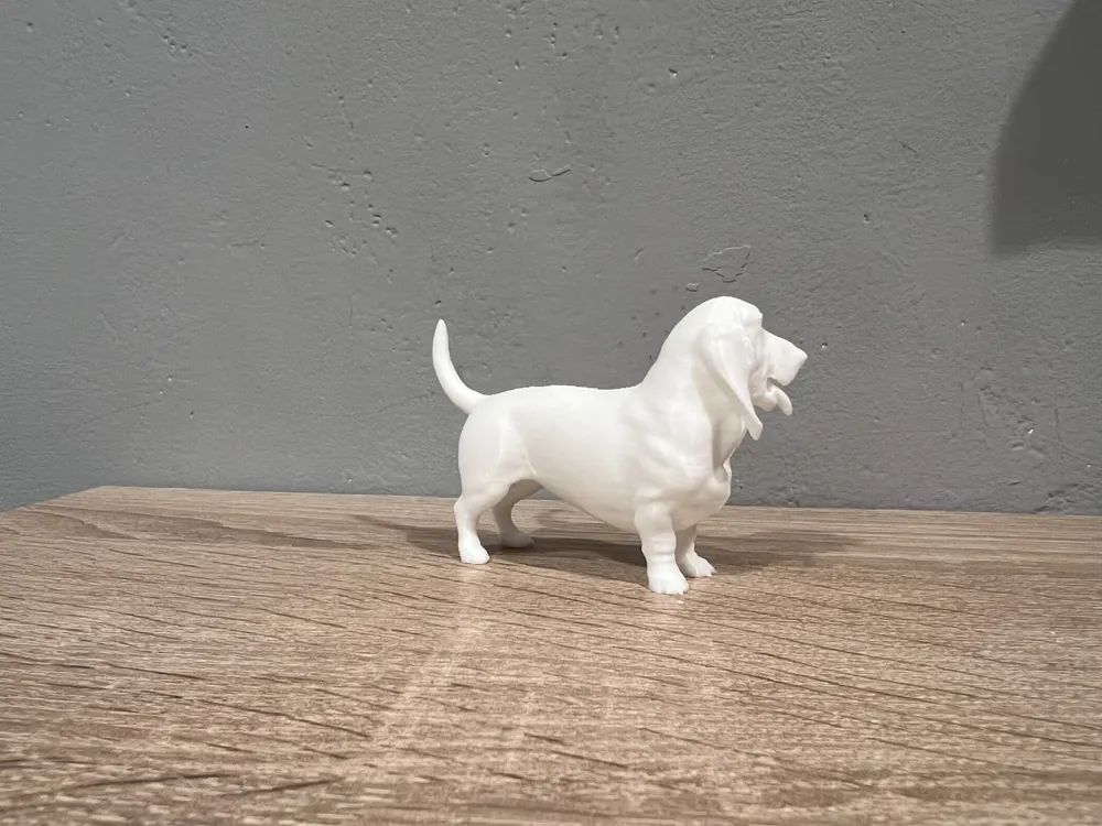 Basset Hound - Dog - Animal - Free 3D Print Model - MakerWorld