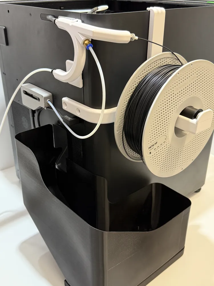 3 Way Filament Splitter for Side Spool Mount P1/X1 - Free 3D Print ...