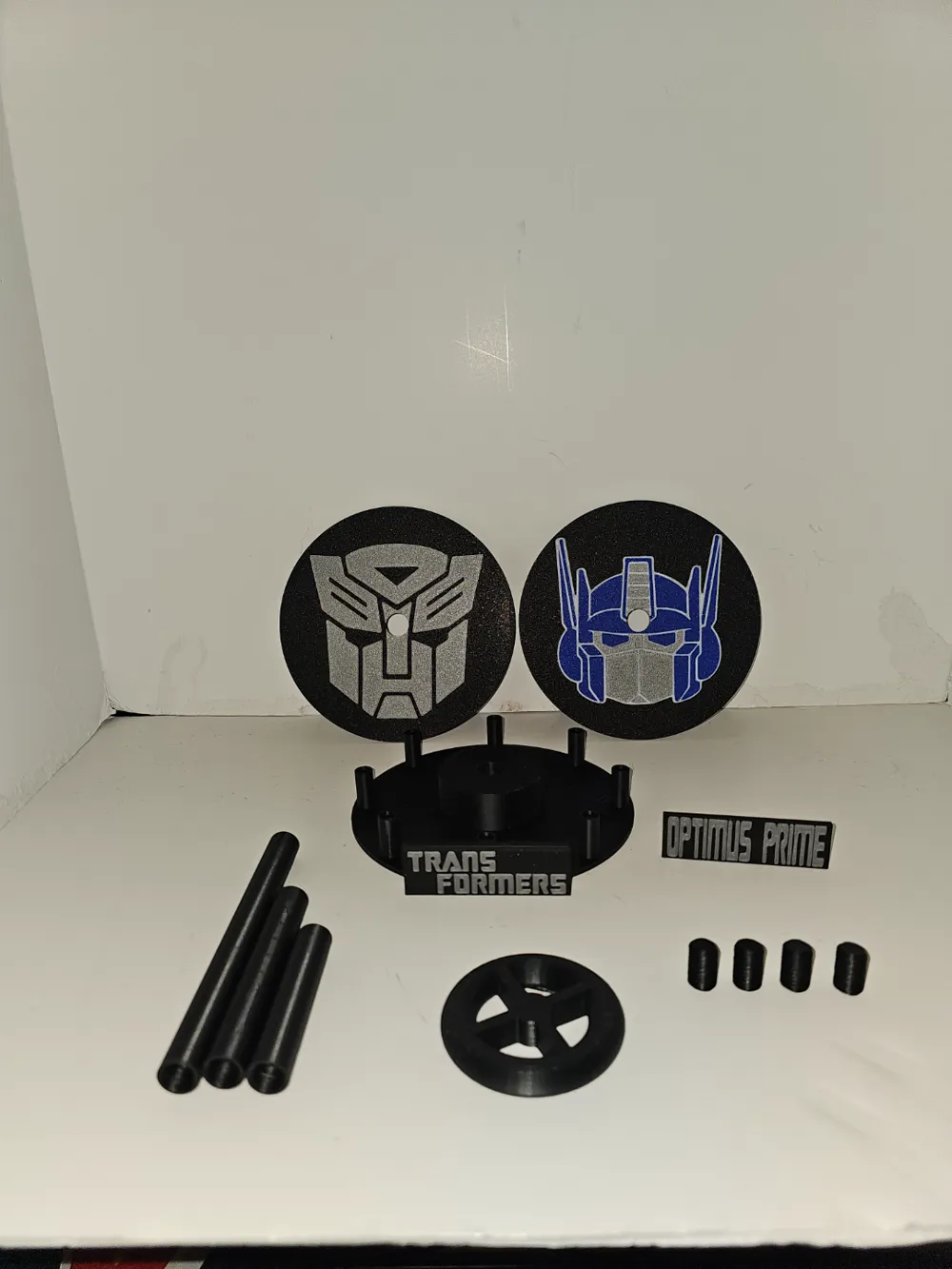 Optimus Prime Helmet stand w/changeable face plate by bbush362 ...