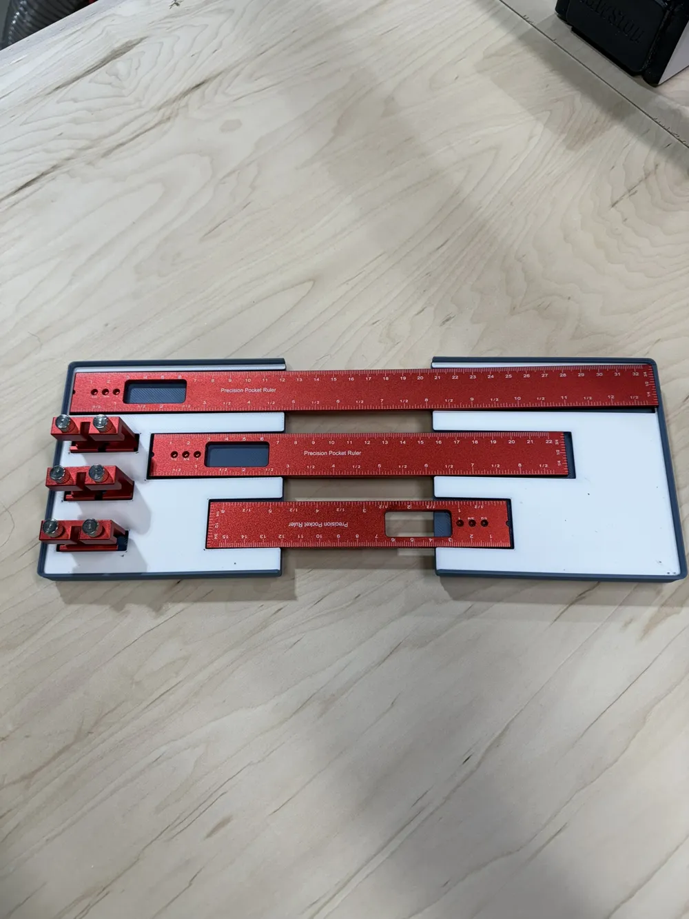 Gridfinity Precision Pocket Ruler Holder (2 Part) - Free 3D Print Model ...