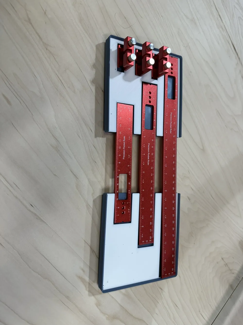 Gridfinity Precision Pocket Ruler Holder (2 Part) - Free 3D Print Model ...