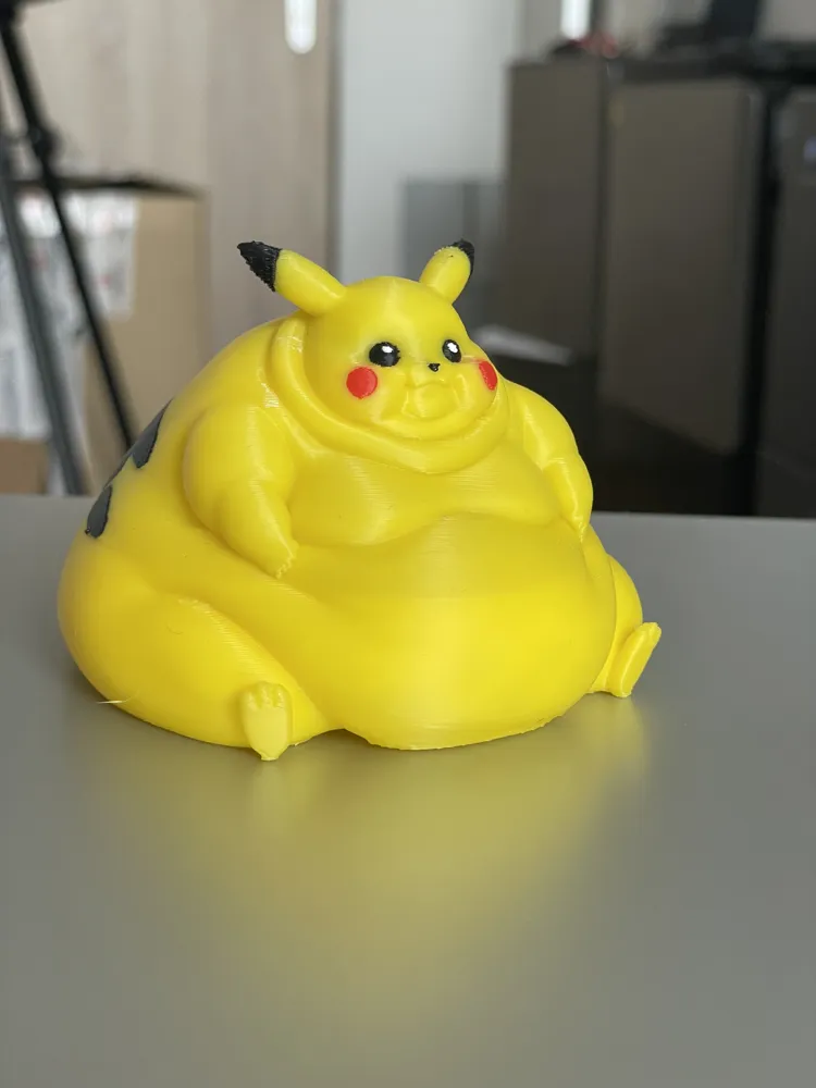 Pokemon fat pikachu - Free 3D Print Model - MakerWorld