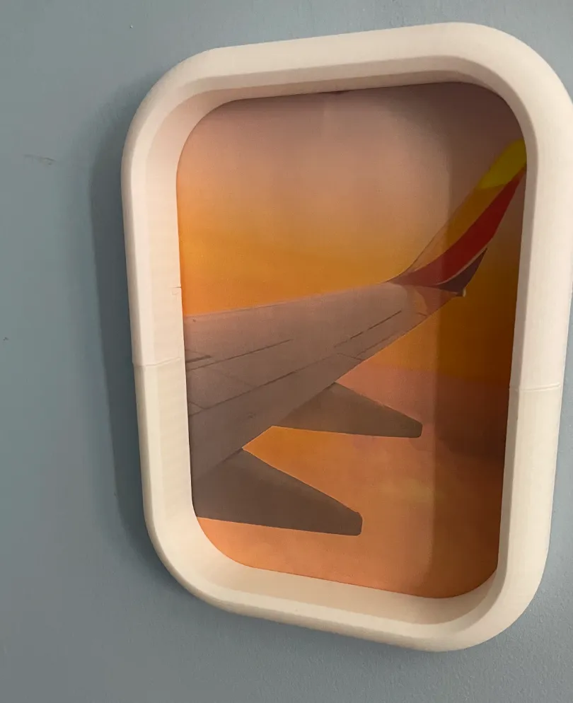 Airplane Window Picture Frame by gb - MakerWorld