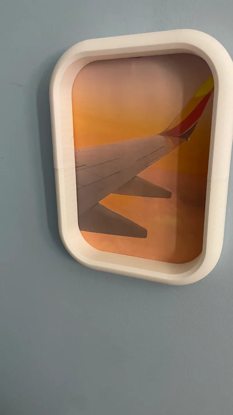 Airplane Window Picture Frame by gb - MakerWorld