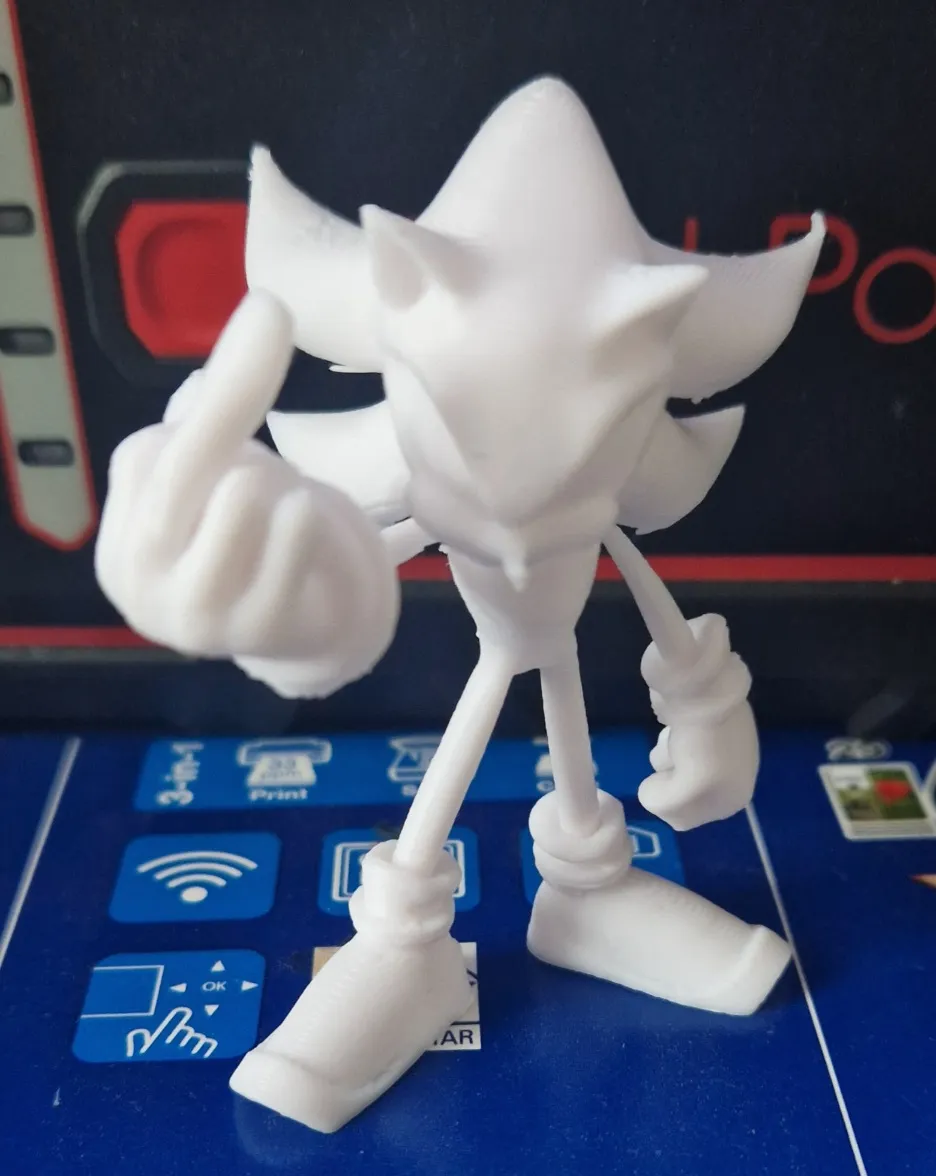 Sonic Nero Middle Finger - Free 3D Print Model - MakerWorld