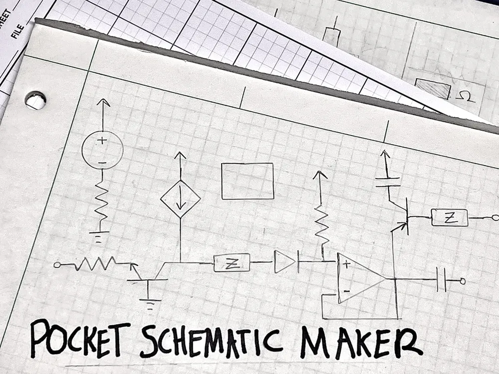 Pocket Schematic Maker - Circuit Stencils & Ruler - Free 3D Print Model ...