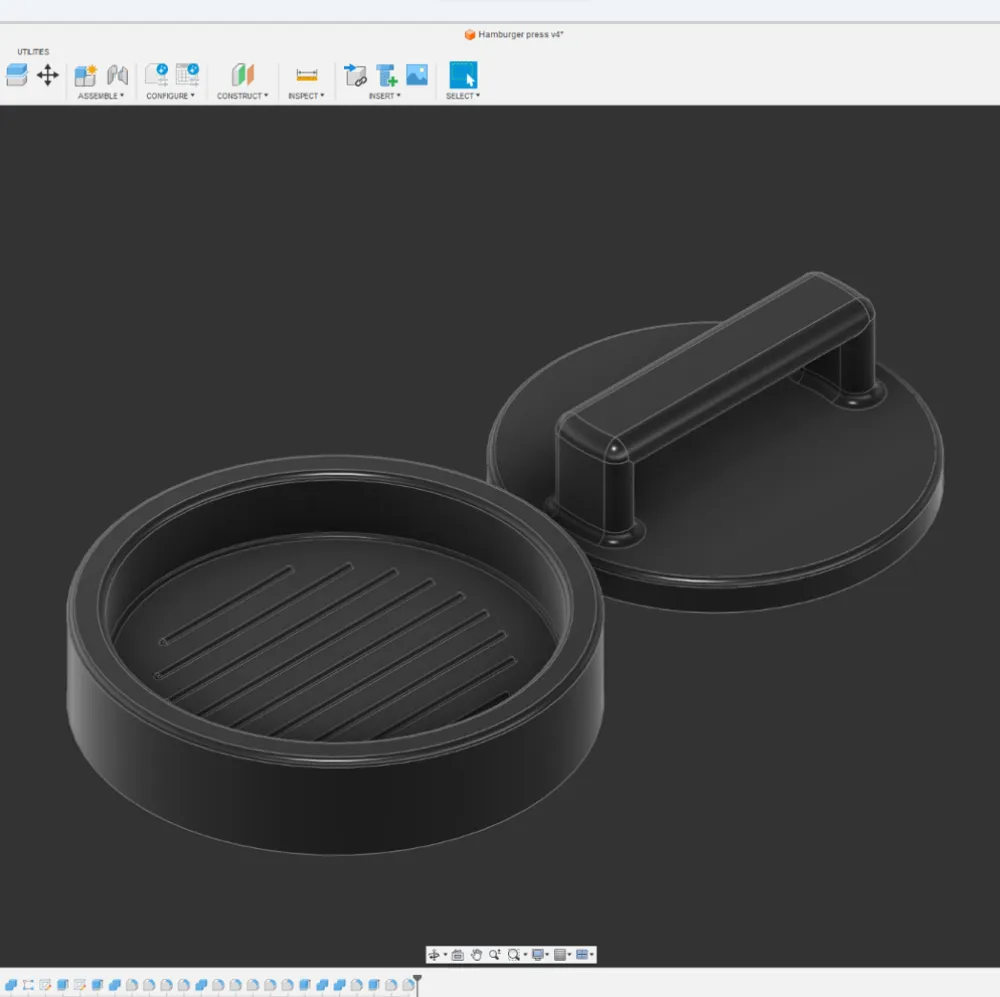 Hamburger press by Mohammad AD - MakerWorld