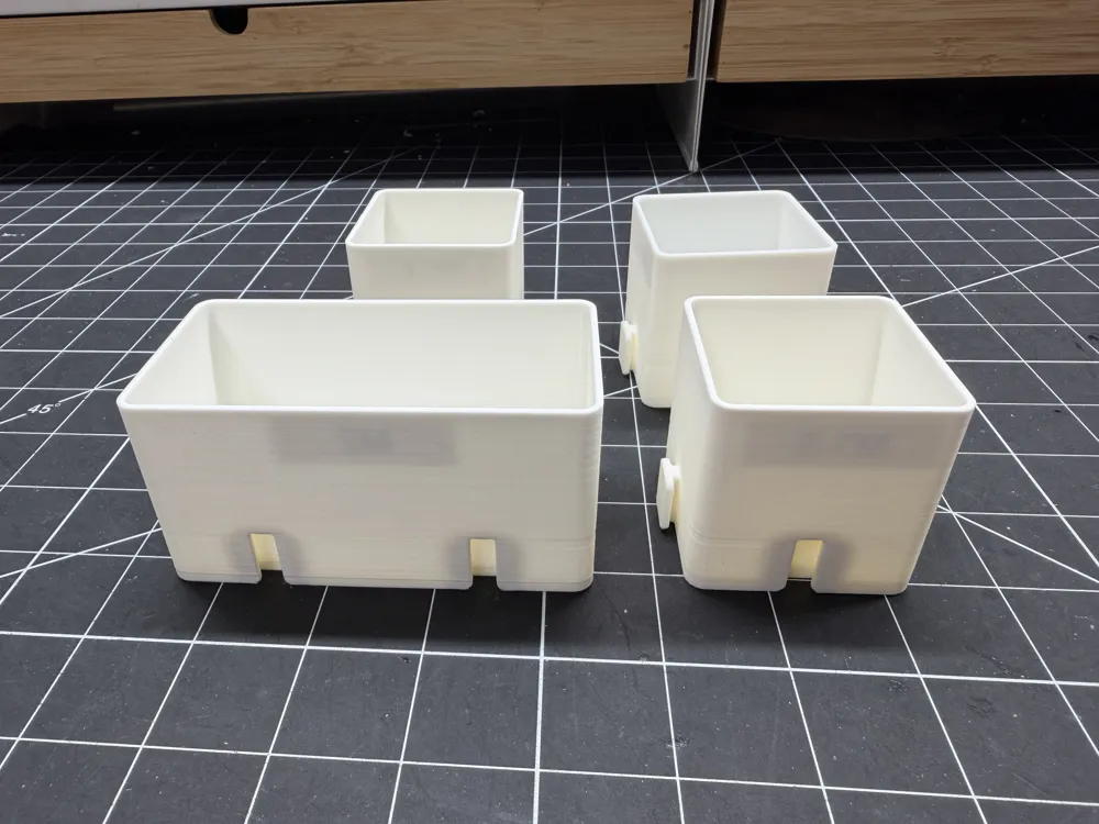 Storage cell box. Stackable organizer - Free 3D Print Model - MakerWorld