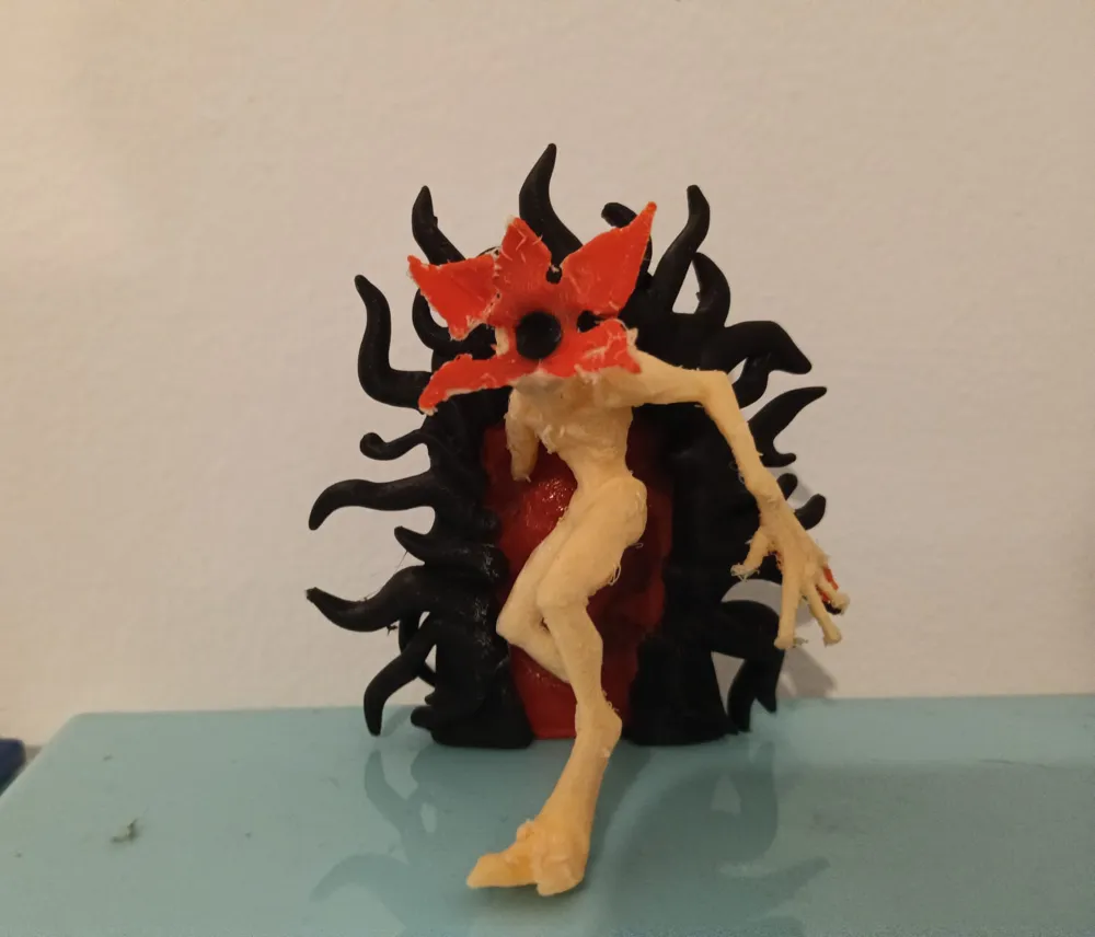 Demogorgon walking through portal - Free 3D Print Model - MakerWorld