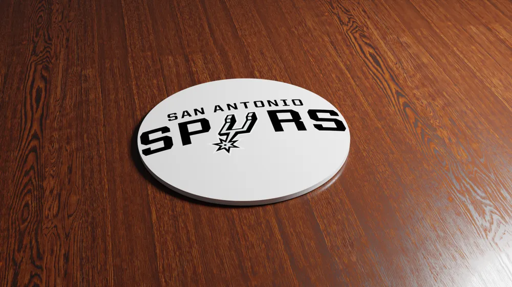 San Antonio Spurs Coaster by miker73 - MakerWorld